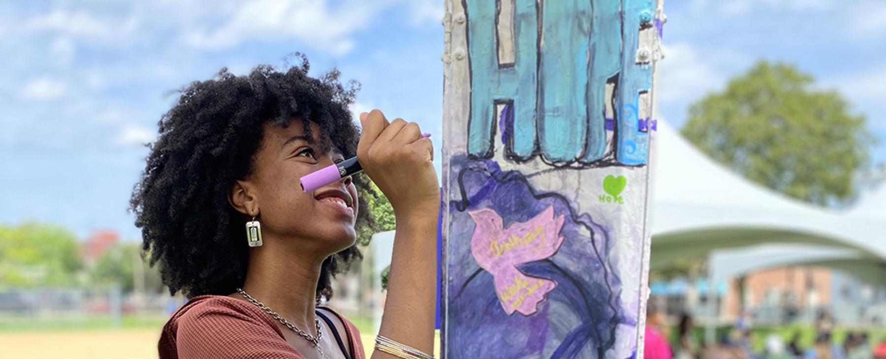 Artist Voices: Reflections from Ruth Henry on the Louis D. Brown Peace ...