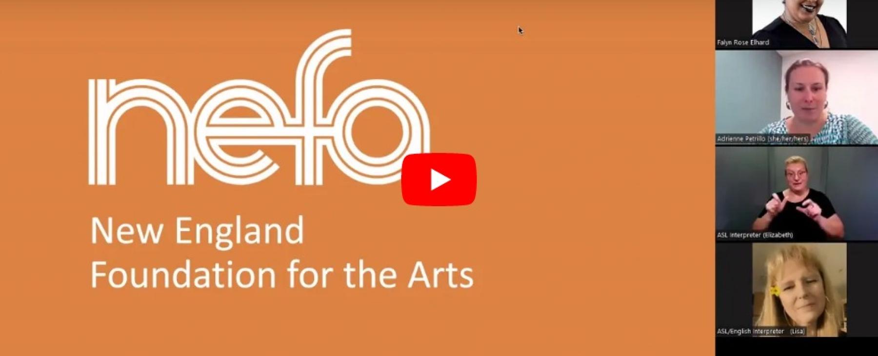 New England States Touring (NEST) 3 Webinar | NEFA