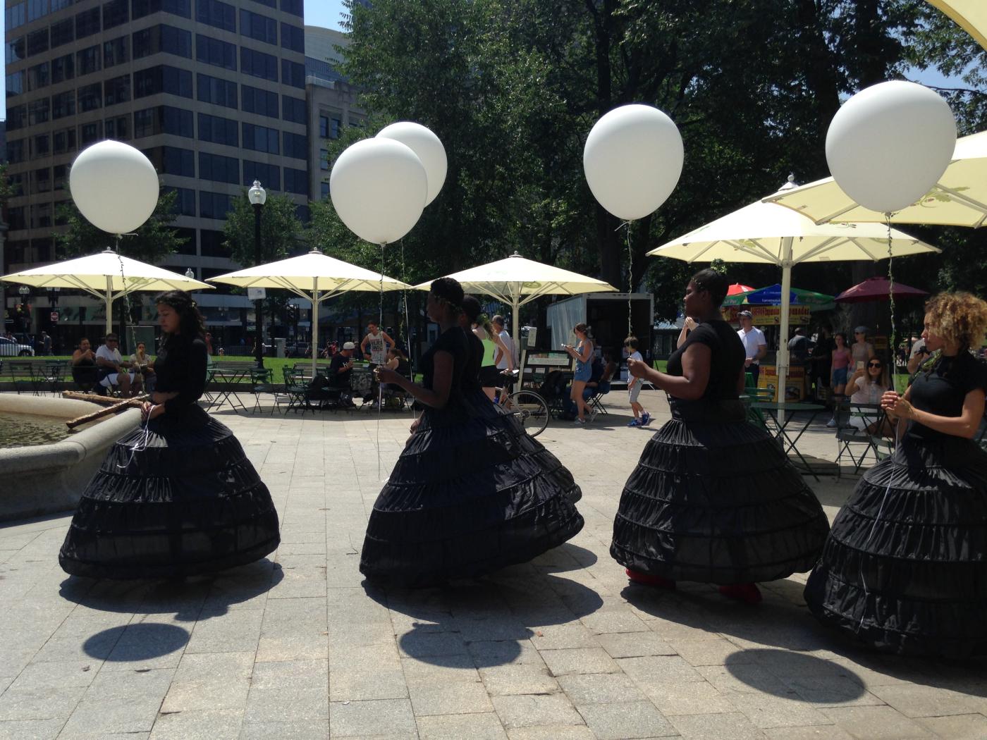 Breath and Balloons: A Movement-Based Public Performance | NEFA
