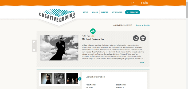 On the CreativeGround with Michael Sakamoto | NEFA